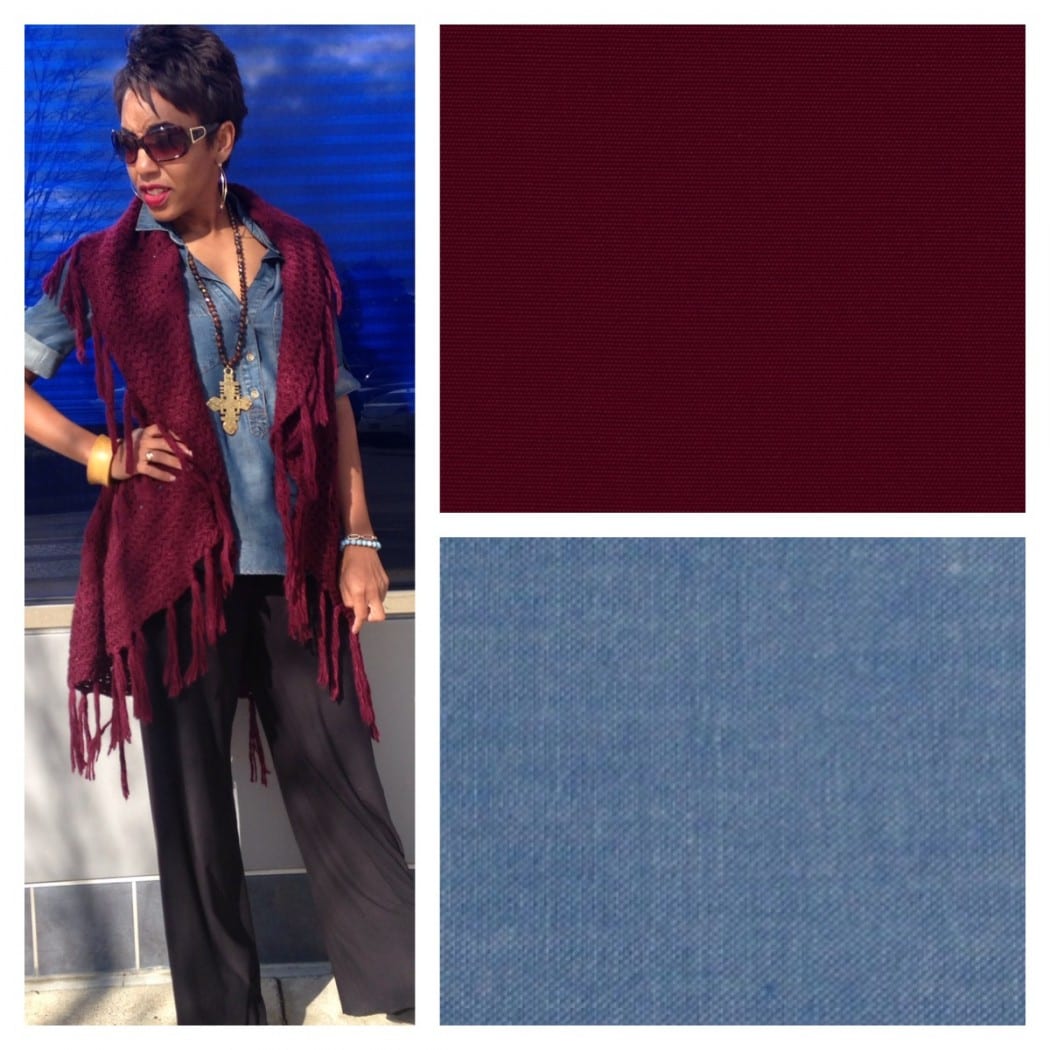 Style: Color Combos: Marsala+Chambray Blue - Catenya McHenry
